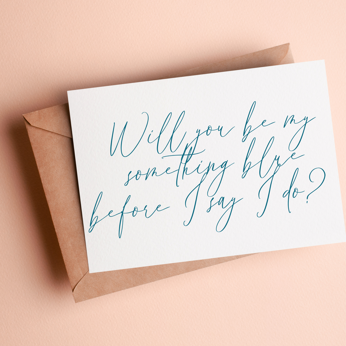 Something Blue Proposal Card | NKIN